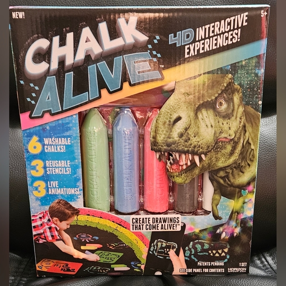 Chalk Alive | Toys | Chalk Alive 4d Interactive Chalk Set Nib | Poshmark